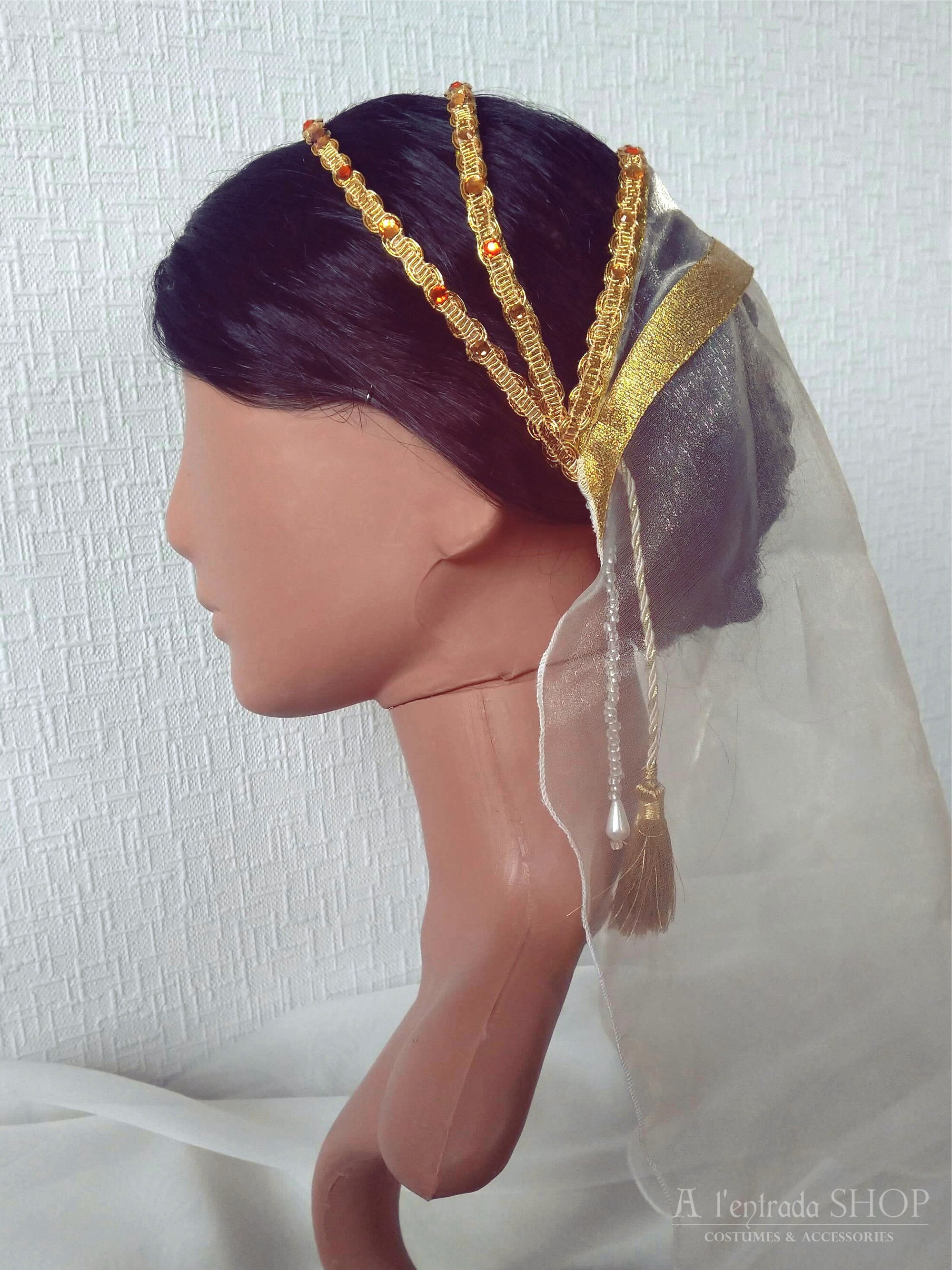 Italian Renaissance Headdress. Fairy Headpiece. Lucrezia - Etsy