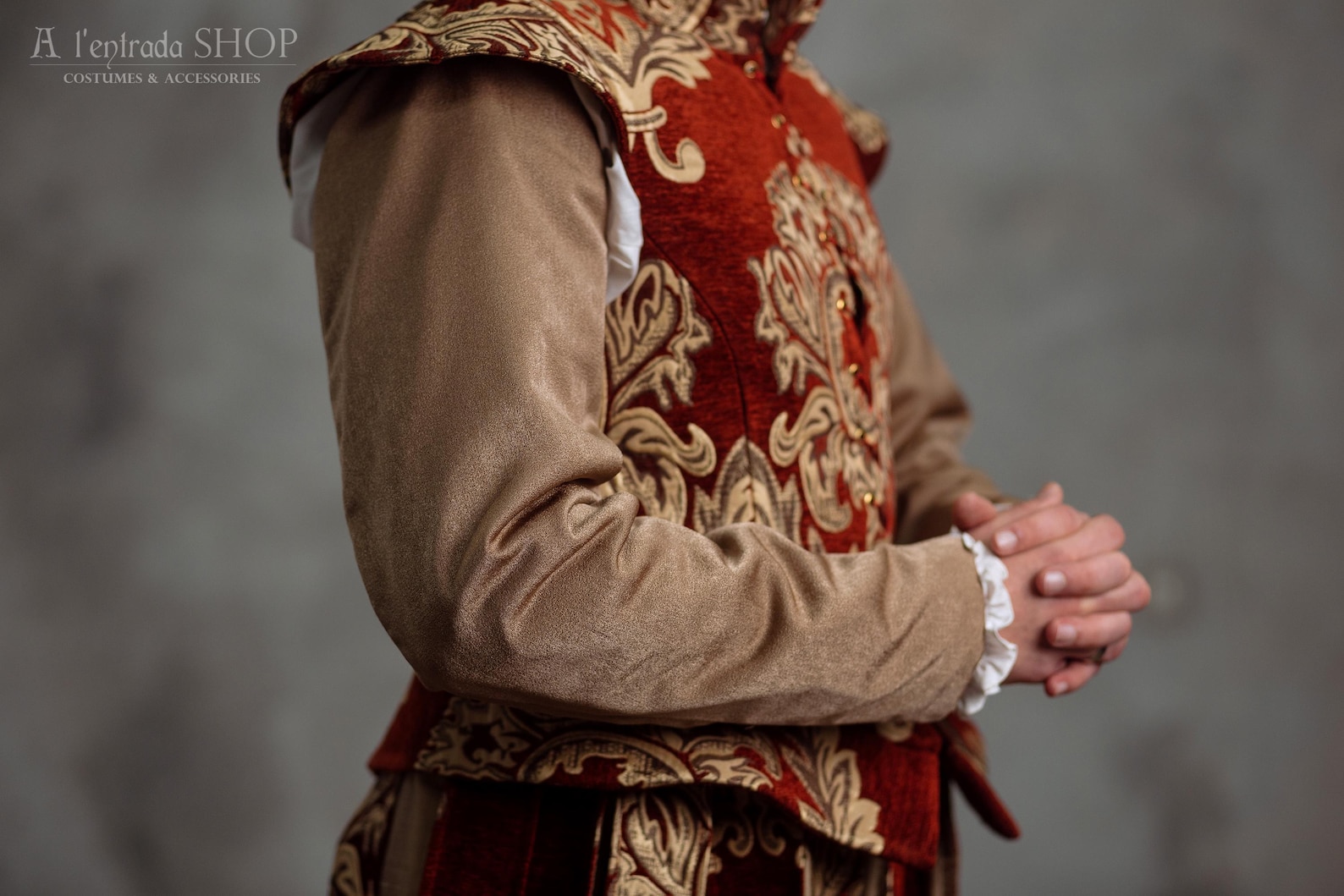 Red Velvet Renaissance Doublet Medieval Tudor Vest for Men - Etsy