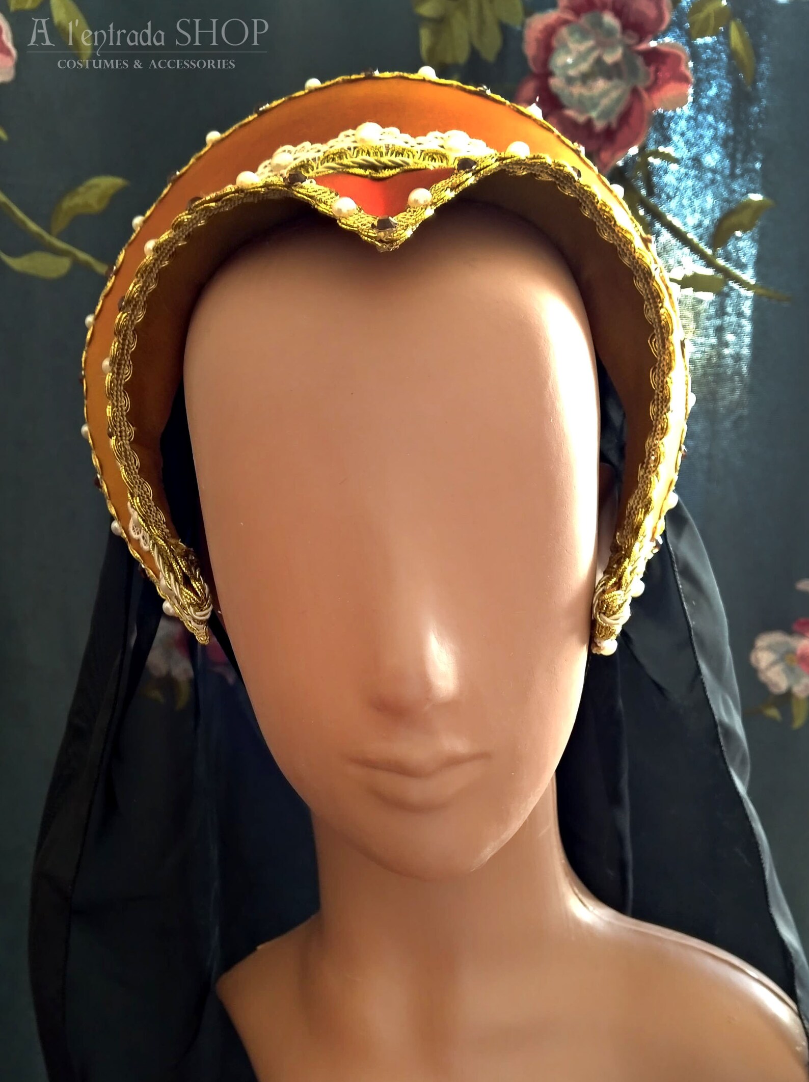 Renaissance Headpiece. 16th Century Headdress French Hood. - Etsy