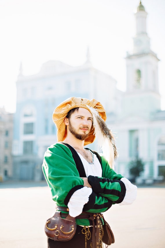 Italian Renaissance Hat for Men. Italian Fashion Late Medieval - Etsy