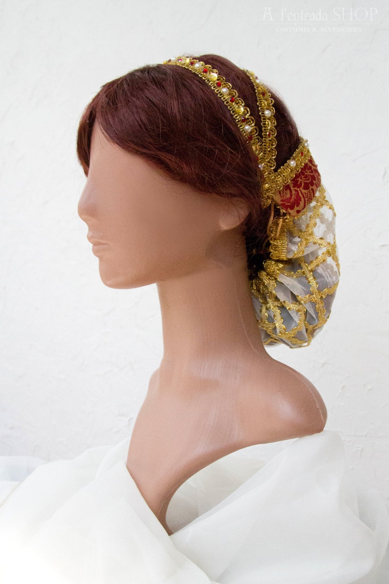 Italian Renaissance Headdress. Renaissance Women's Hat. - Etsy