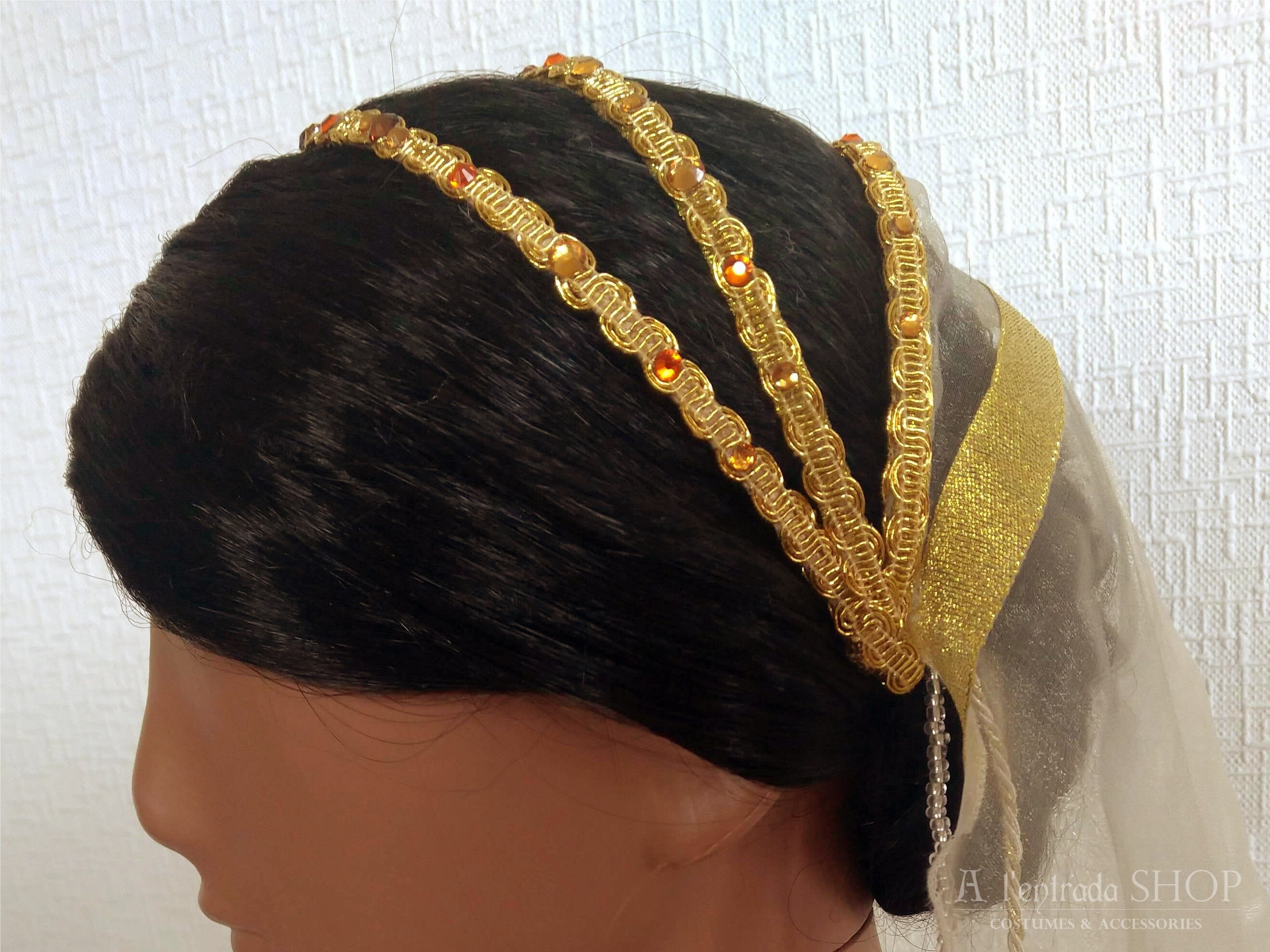 Italian Renaissance Headdress. Fairy Headpiece. Lucrezia - Etsy