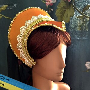 Renaissance Headpiece. 16th Century Headdress French Hood. - Etsy