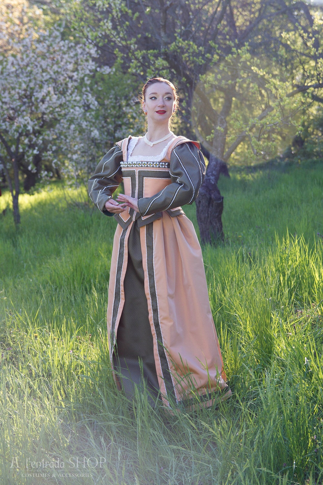 Royal Renaissance Dress Elizabeth Tudor Gown. Queen's Renaissance Gown ...