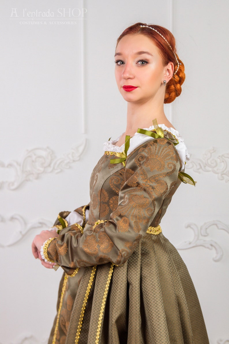 Early Renaissance Gown. Robe Renaissance. Italian Renaissance - Etsy