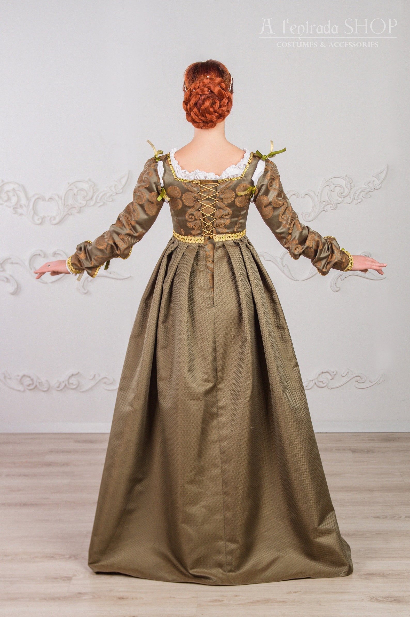 Early Renaissance Gown. Robe Renaissance. Italian Renaissance - Etsy