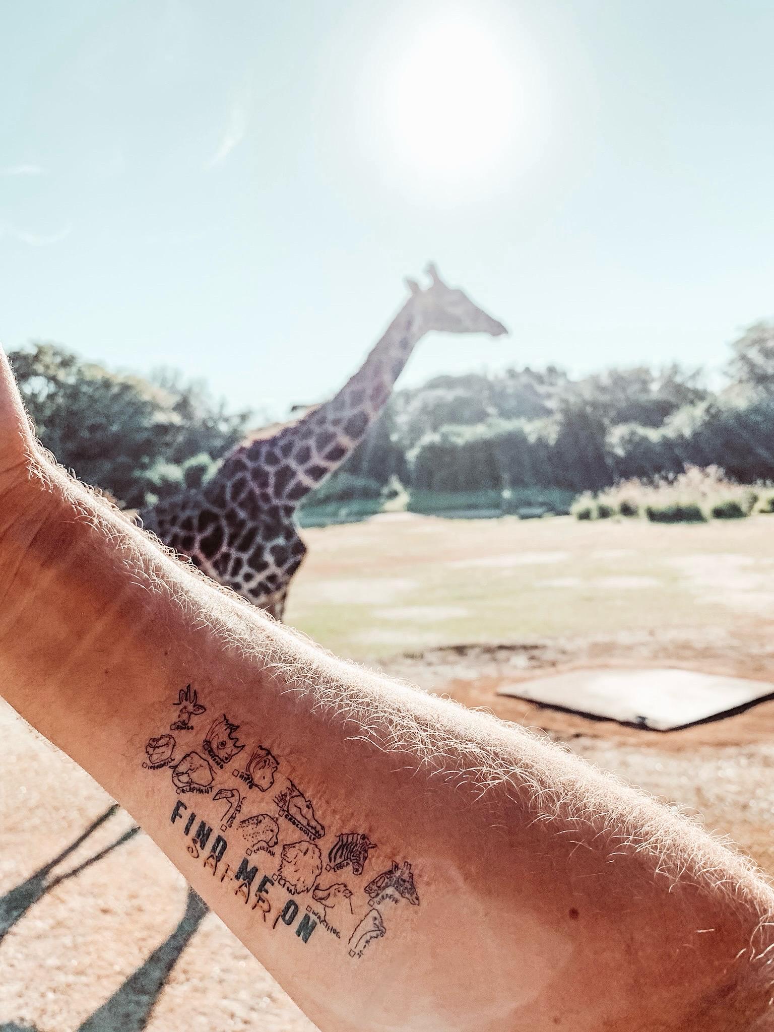 Safari animal tattoos | Orangetattooshop.com