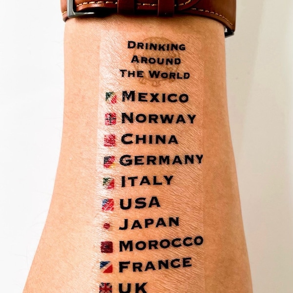 Drinking Around the World Tattoo Food & Wine Festival Epcot World ... Drinking Around the World Tattoo Food & Wine Festival Epcot World ...