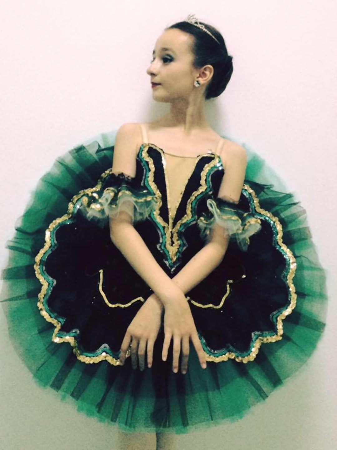 Emerald Professional Platter Tutu, Professional Ballet Tutu, Esmeralda ...