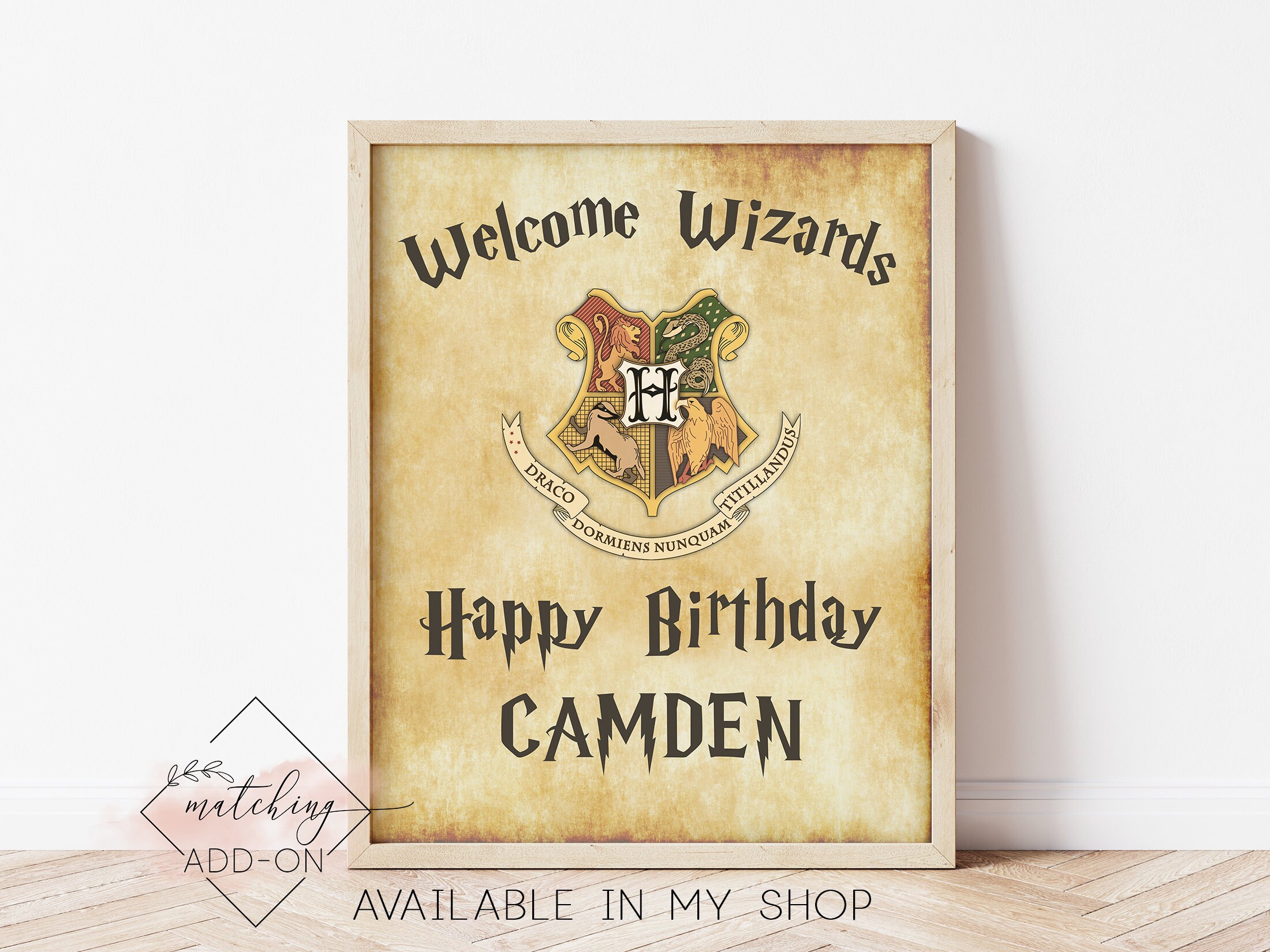 Wizard Party PRINTED Thank You Postcards Wizard Thank You - Etsy