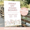 Custom Baby Shower Foam Board Poster Sign, Baby Shower Custom Printing ...