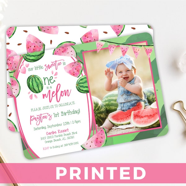 Watermelon Invitation - Etsy