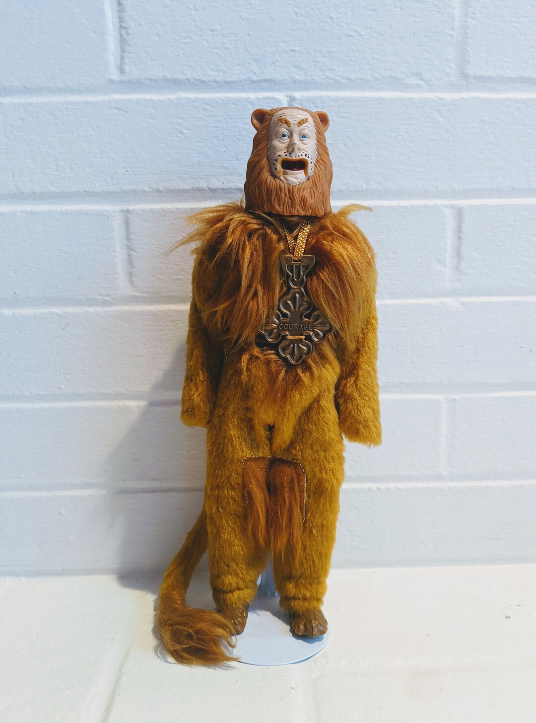 Vintage Cowardly Lion Doll - Etsy
