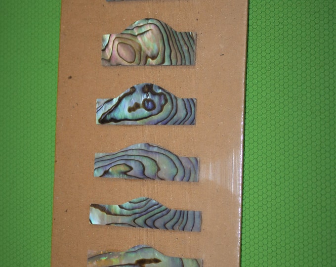 Custom Guitar Inlay Block Set Pre-cut premium quality New Zealand Green ...