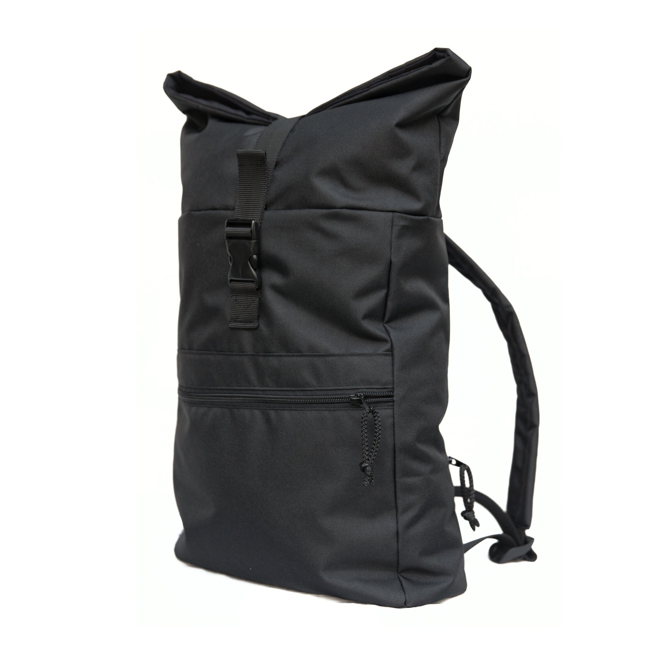 Waterproof Roll Top Laptop Backpack: Handmade Canvas Travel Rucksack - Etsy