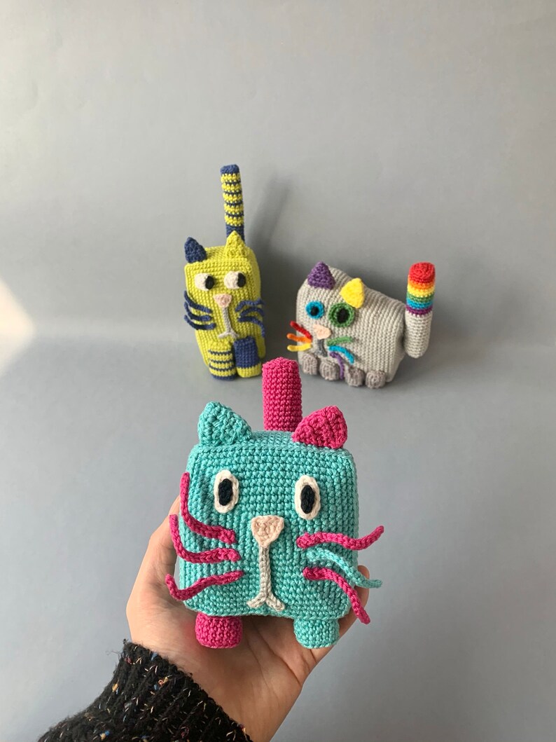 Crochet Pattern Cubicat Cat Crochet Pattern amigurumi Cat - Etsy