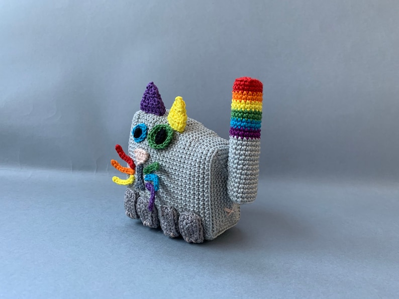 Crochet Pattern Cubicat Cat Crochet Pattern amigurumi Cat - Etsy