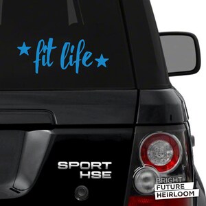 Fit Life Decal High Quality Vinyl Decal, Awesome Aesthetic Stickers ...