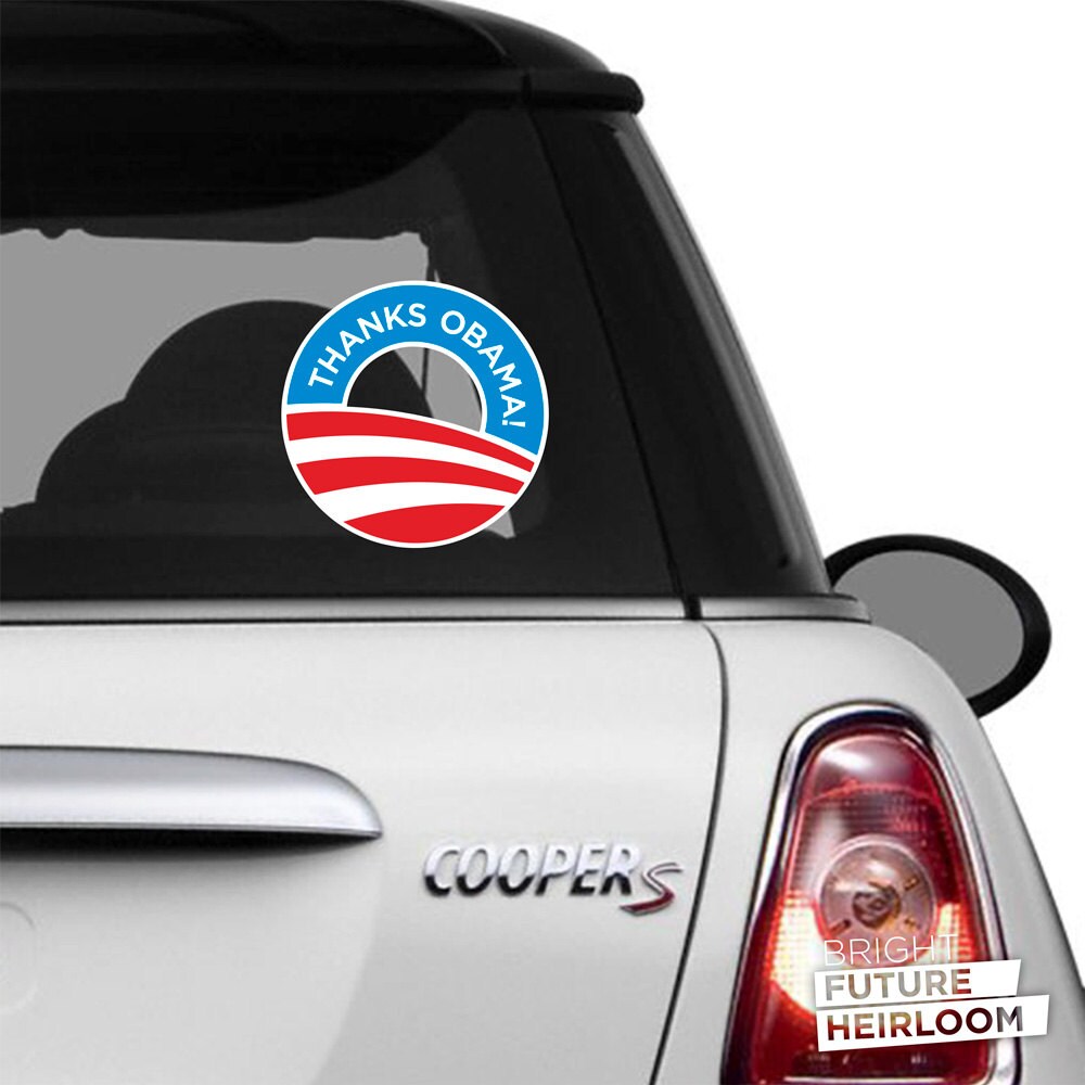 Thanks Obama! 01 - High-quality Printed Vinyl Decal Aesthetic Stickers ...