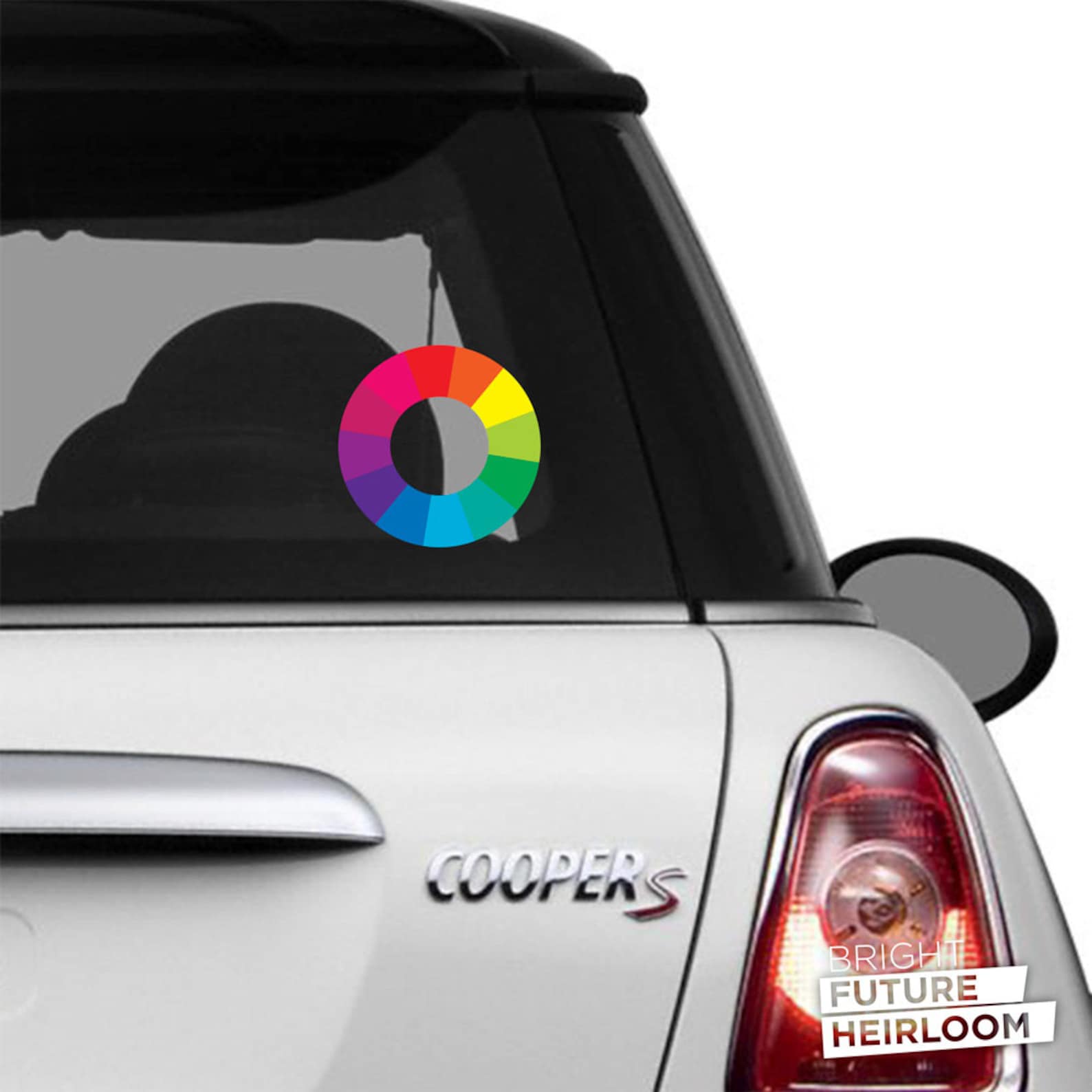 Tertiary Color Wheel - Color Theory Decal - High-quality Printed Vinyl ...