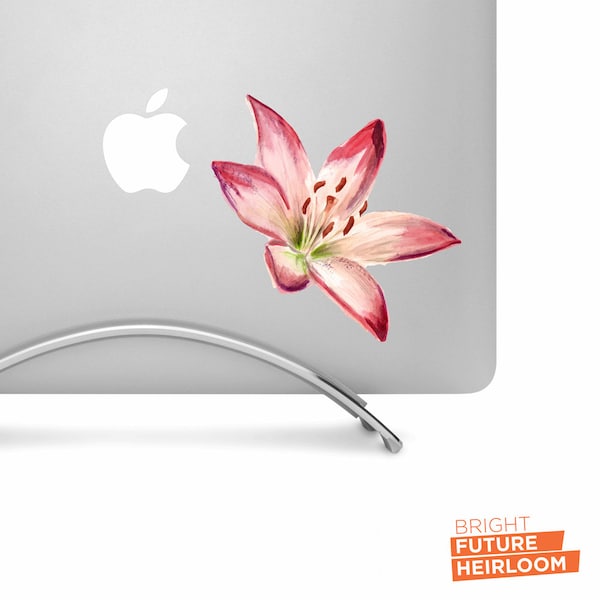 Stargazer Lily Car Decal - Etsy