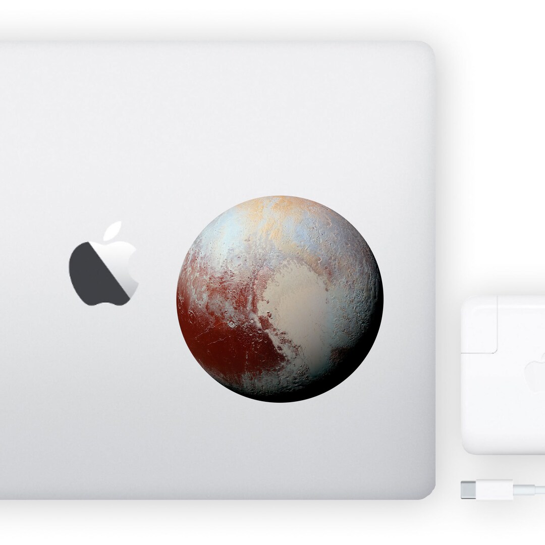 Planet Pluto Decal Space Planet Sticker - High-quality Custom Vinyl ...