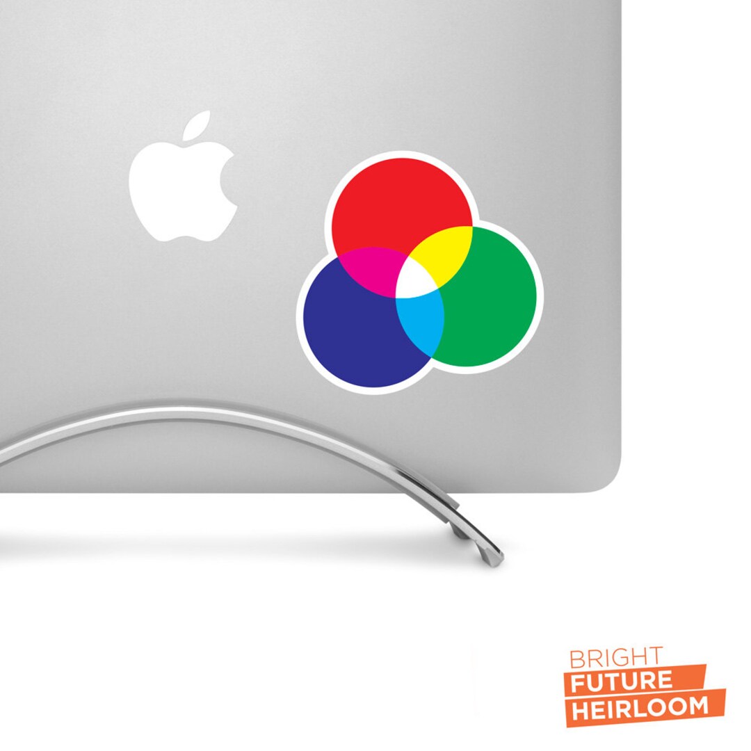 RGB Color Ven - High-quality Printed Vinyl Decal Aesthetic Stickers ...