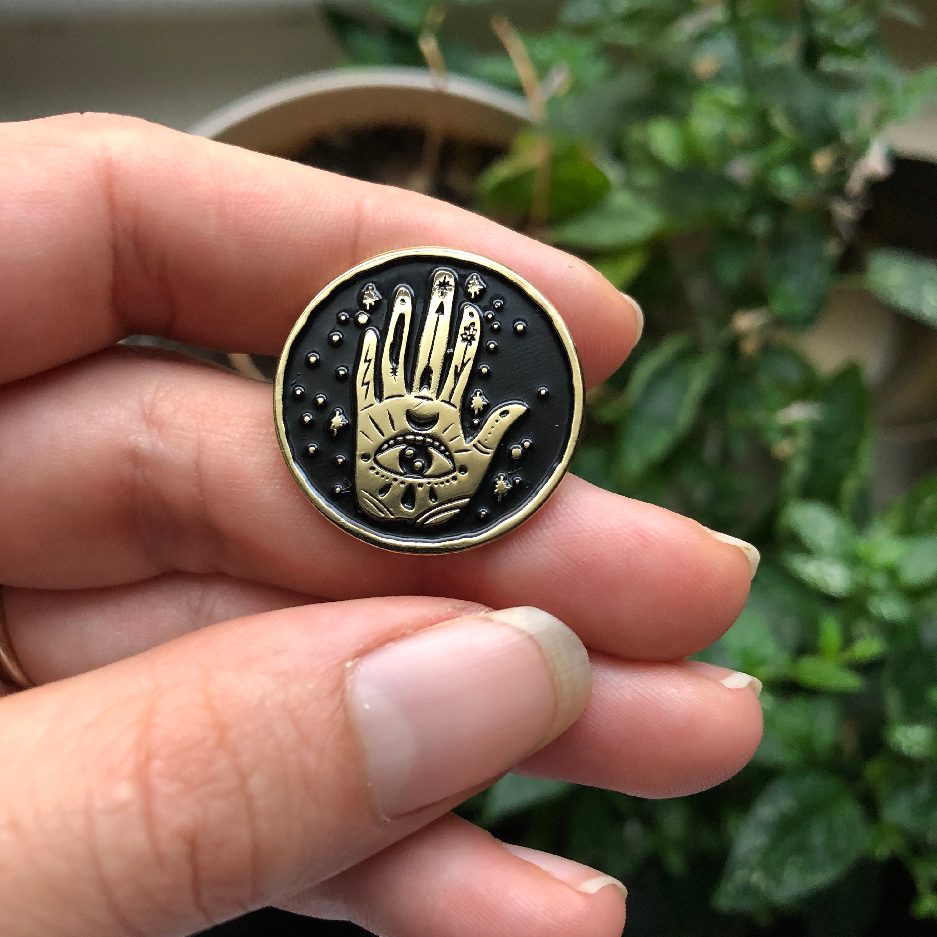 Boho Hand Pin - Super Awesome Custom Soft Enamel Pin. Cute Enamel Pins ...