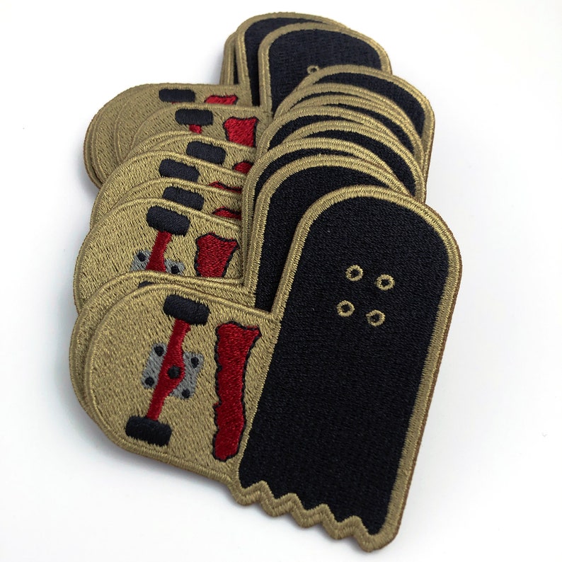 Broken Skateboard Heart Patch - Skate Deck Heart Patch, Skate Punk ...