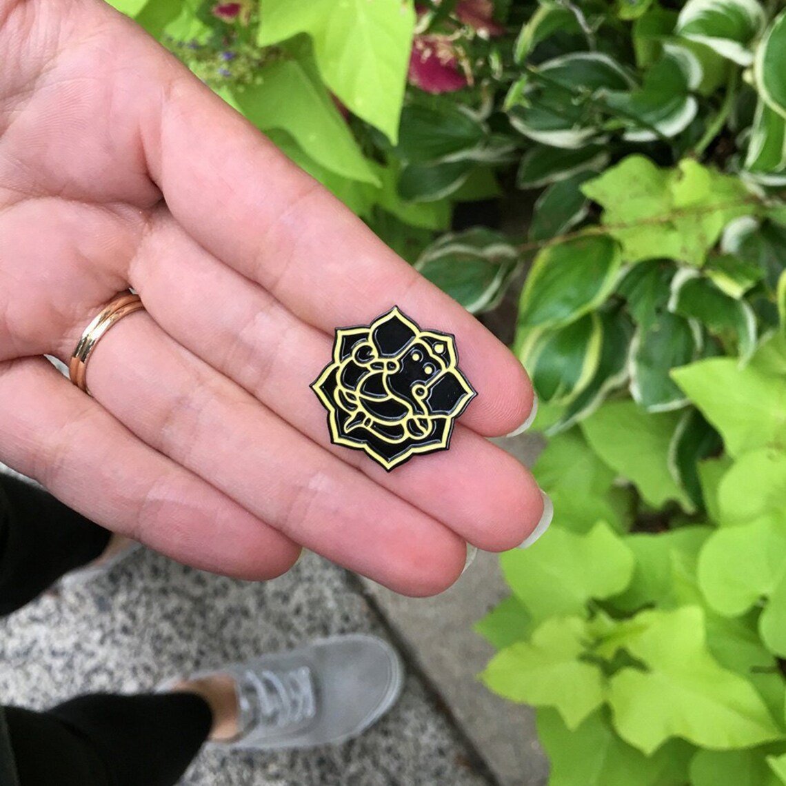 Lotus Ganesha Super Awesome Custom Soft Enamel Pin. Cute Enamel Pins ...