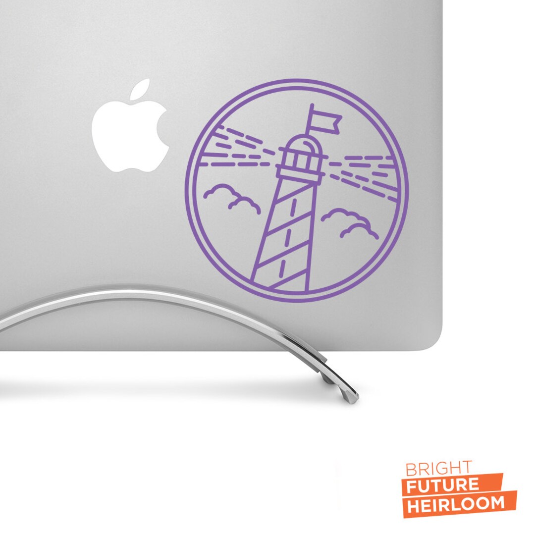 Lighthouse Badge 01 High Quality Vinyl Decal, Awesome Aesthetic ...