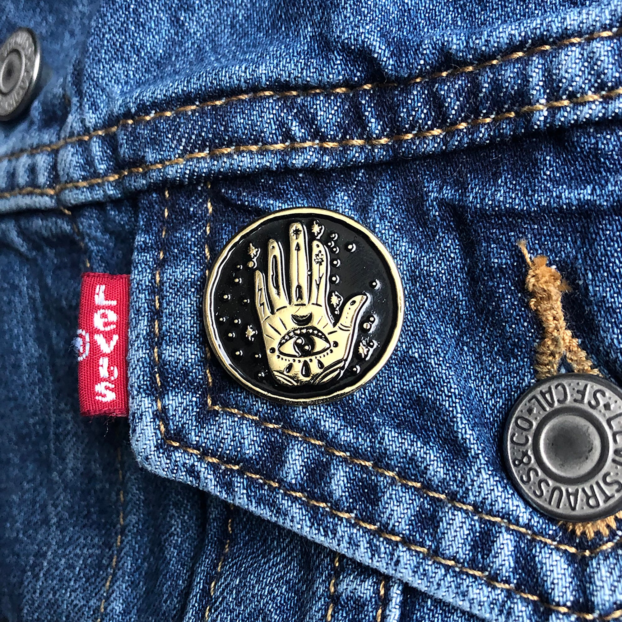 Boho Hand Pin - Super Awesome Custom Soft Enamel Pin. Cute Enamel Pins ...