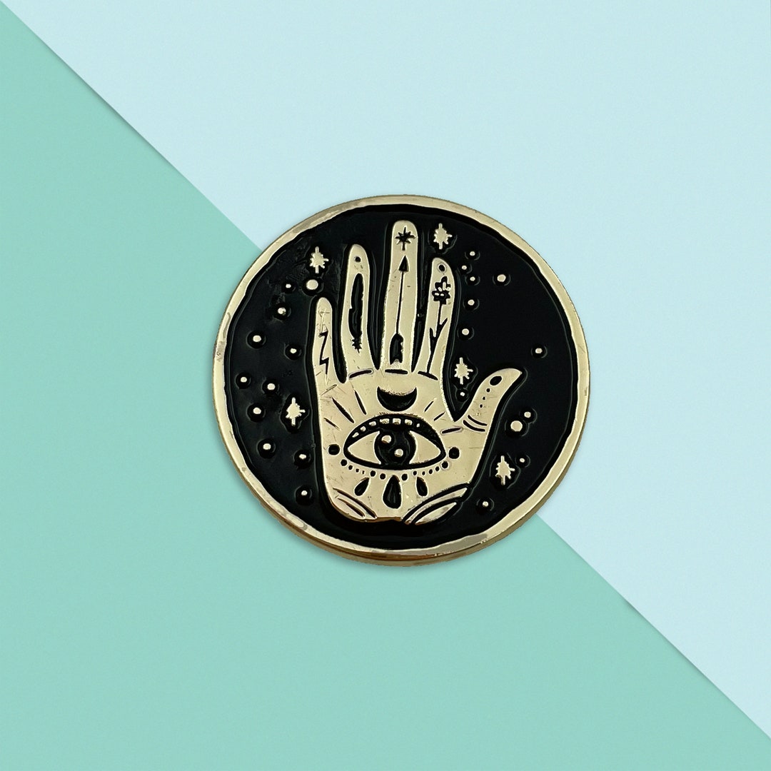 Boho Hand Pin - Super Awesome Custom Soft Enamel Pin. Cute Enamel Pins ...