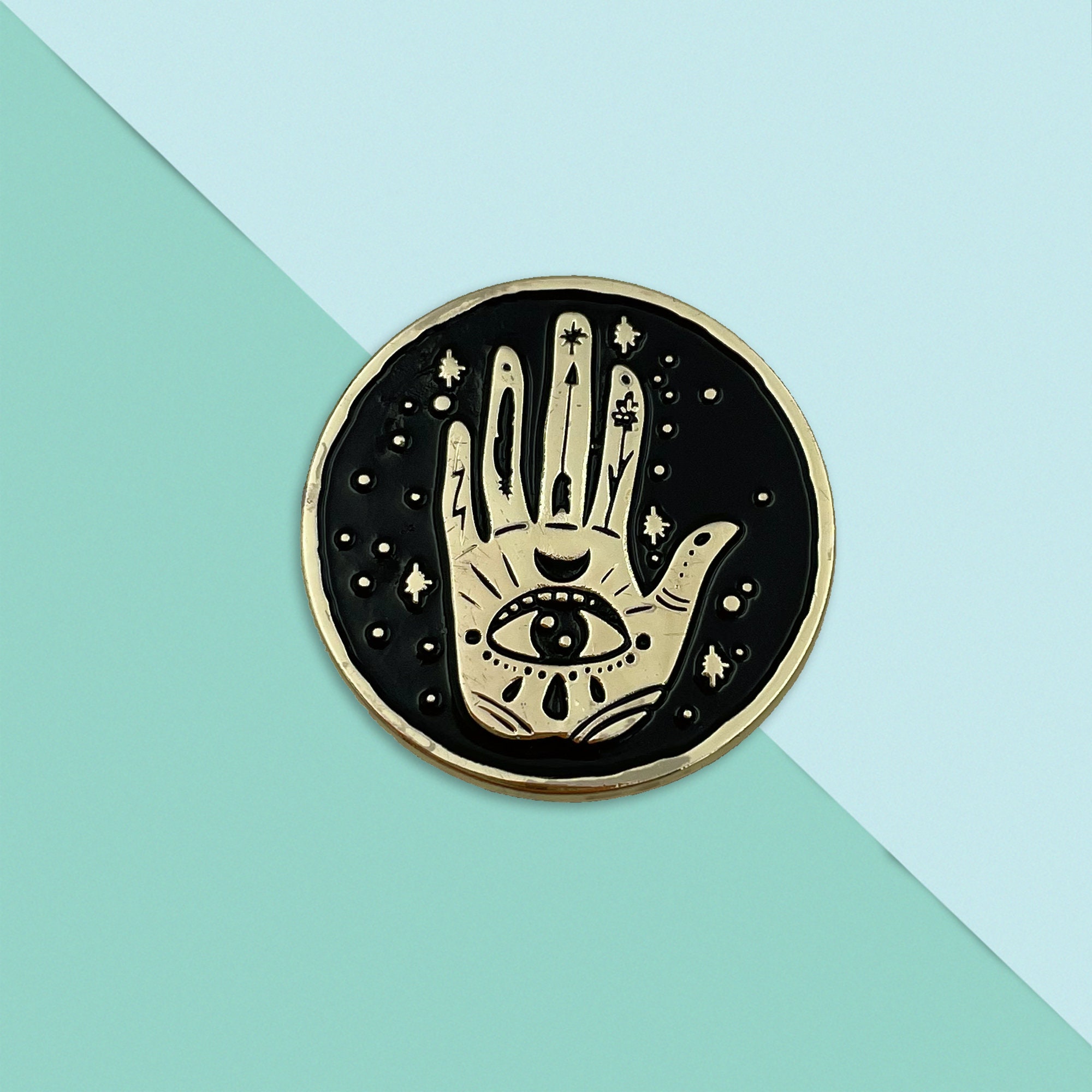 Boho Hand Pin - Super Awesome Custom Soft Enamel Pin. Cute Enamel Pins ...