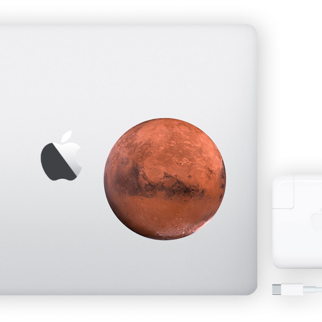 Planet Mars Decal Space Planet Sticker - High-quality Custom Vinyl ...