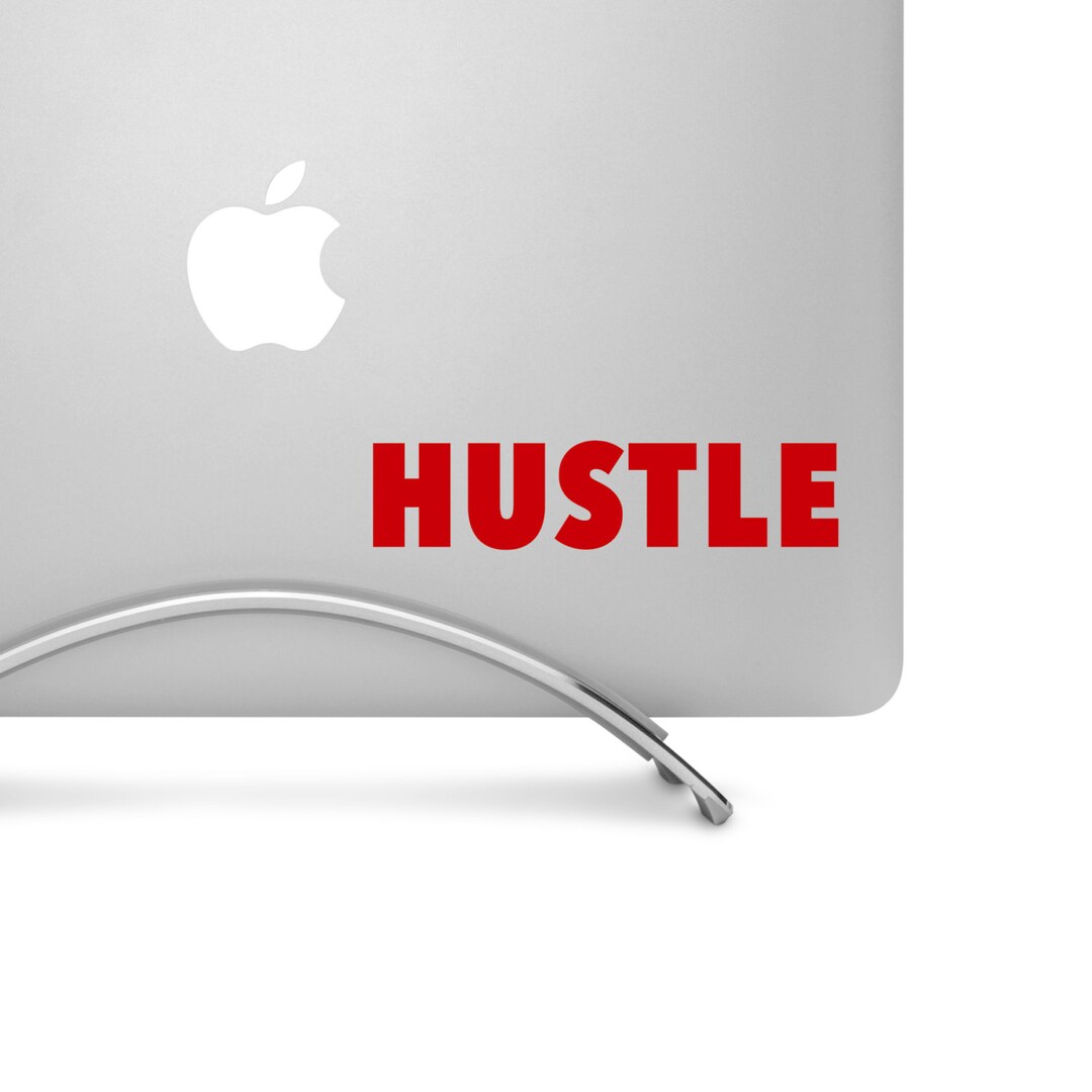 HUSTLE High Quality Vinyl Decal, Awesome Aesthetic Stickers, Outdoor ...