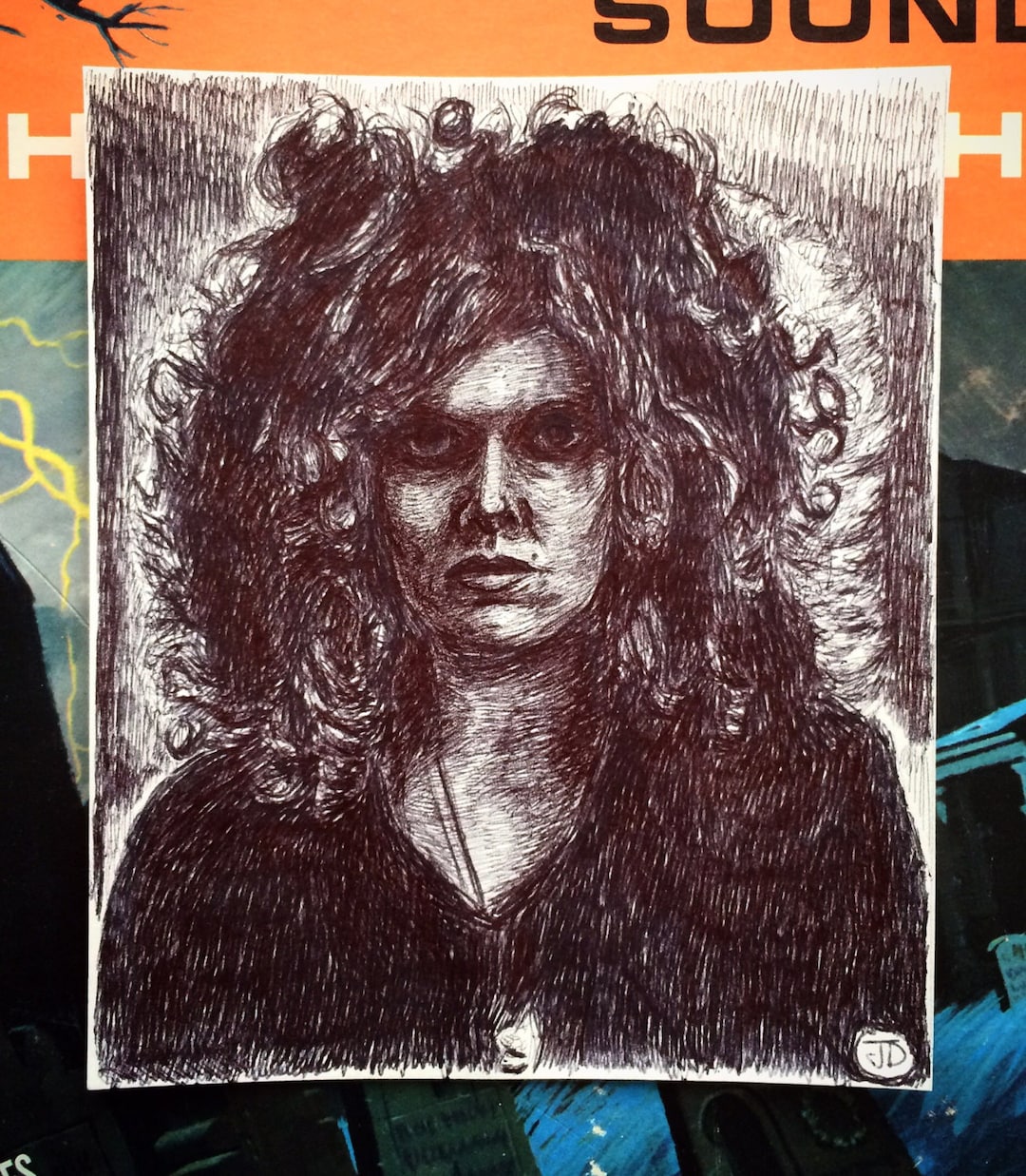 Poison Ivy Rorschach Original Ball Point Pen Drawing CKS11 - Etsy Ireland