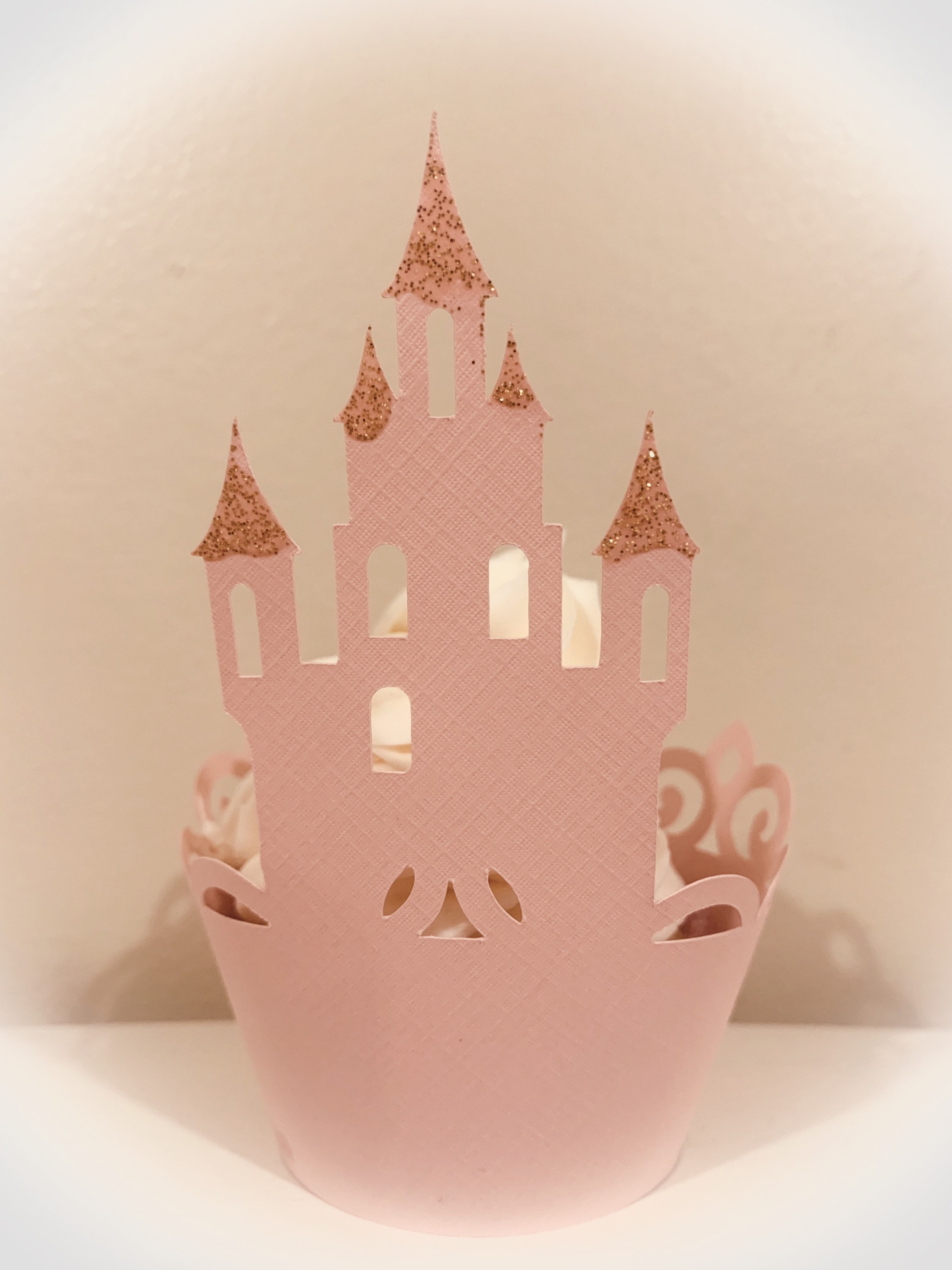 Disney Princess Castle 12 Cupcake Wrappers | Etsy