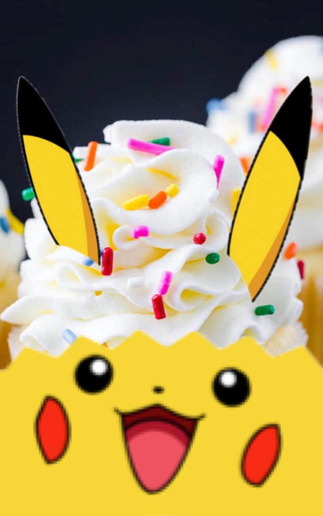 12 Pikachu Like Cupcake Wrapper With Ear Picks. Pokémon Like - Etsy