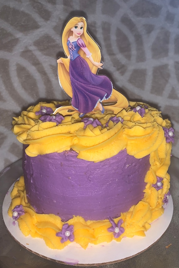 Rapunzel Like Cake Topper Pick - Etsy
