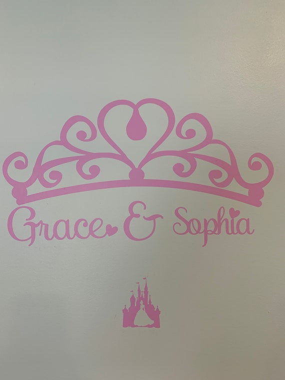 Beautiful Custom Disney Princess Wall Decal Set | Etsy