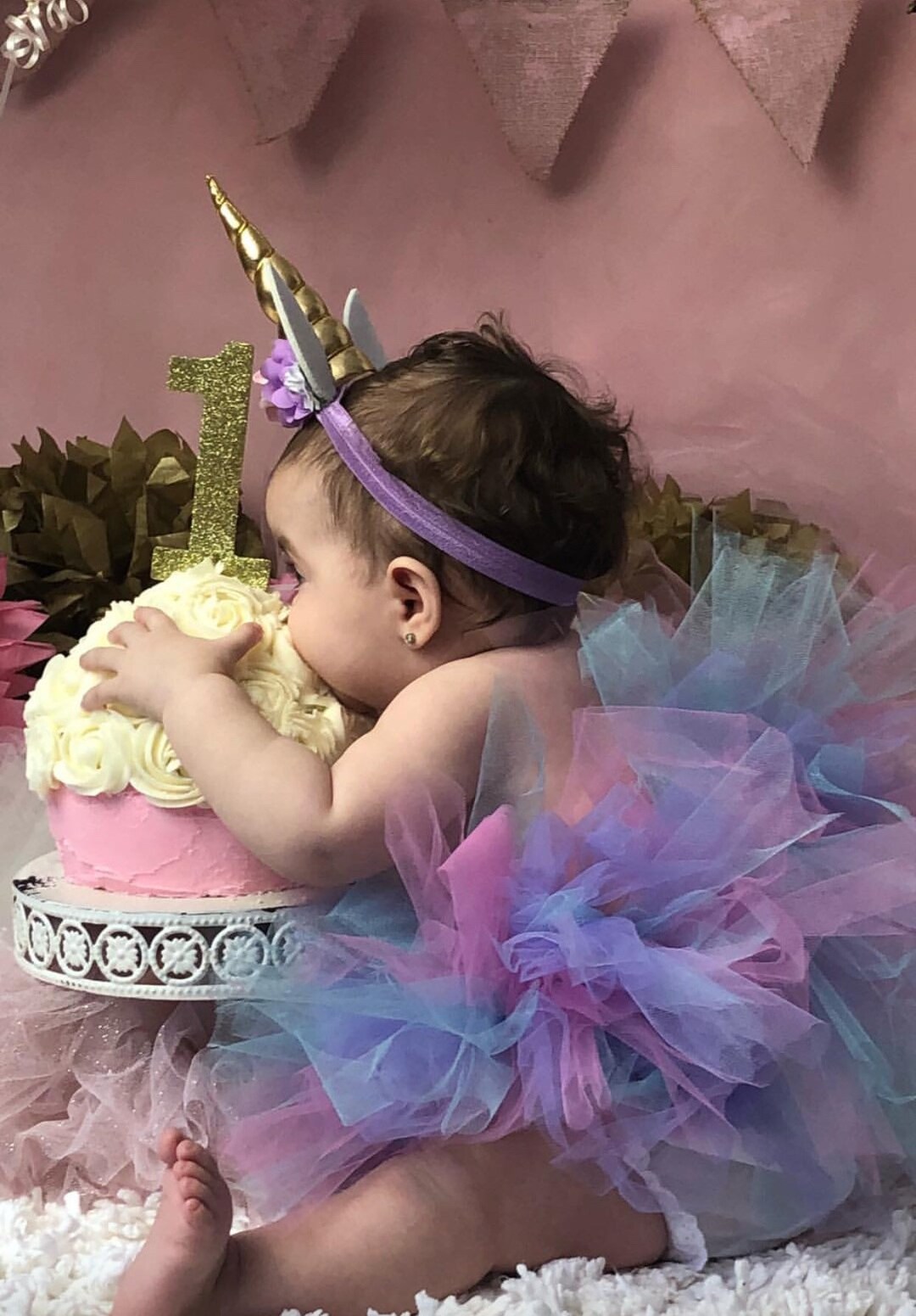 Elegant Baby Toddler Birthday Photo Shoot Poofy Tutu - Etsy