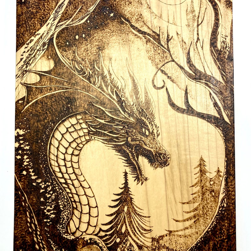 Wood Burned Art - Etsy