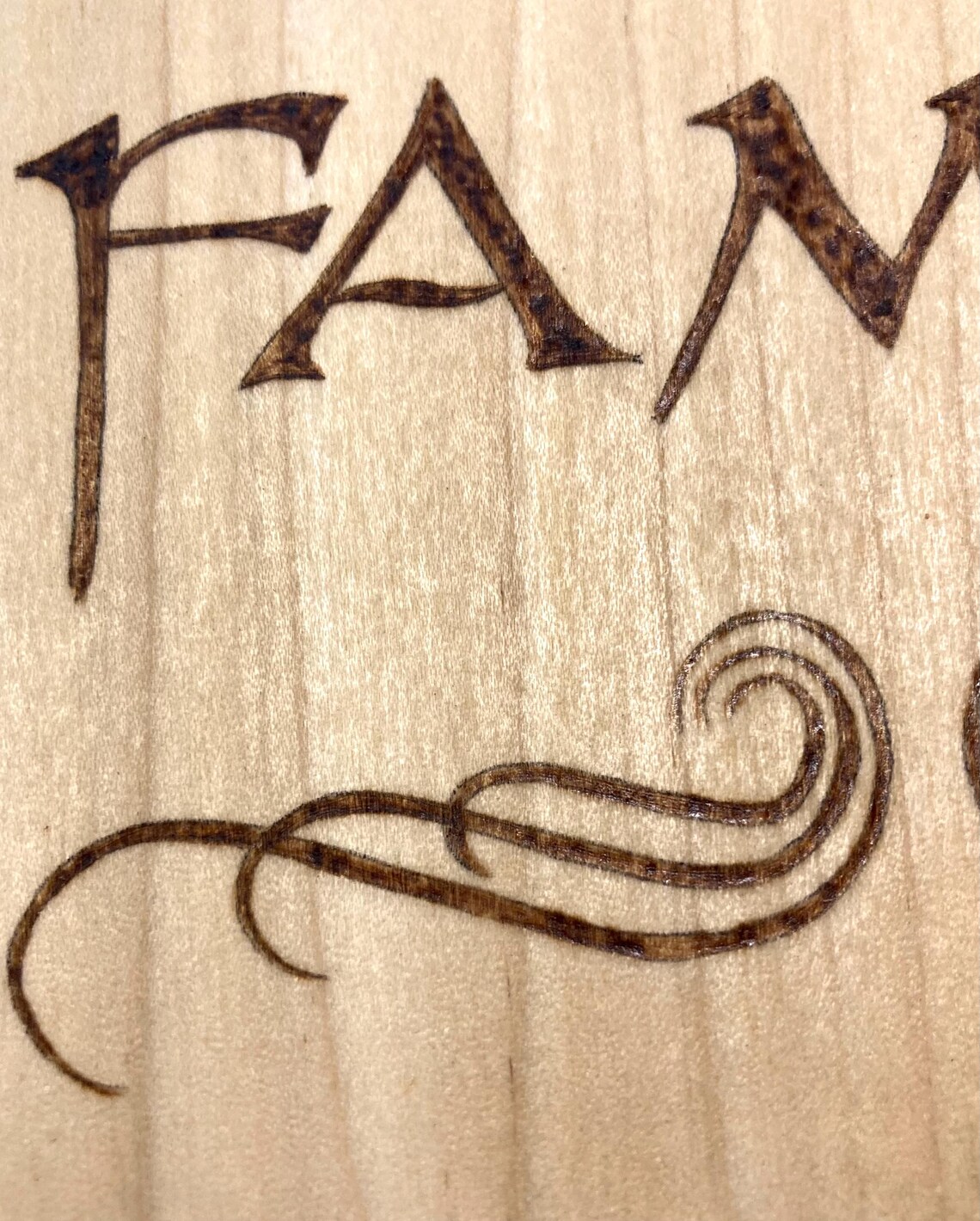 Wood Burned Family Sign: Funny Chaos Quote, Poplar Wood - Etsy