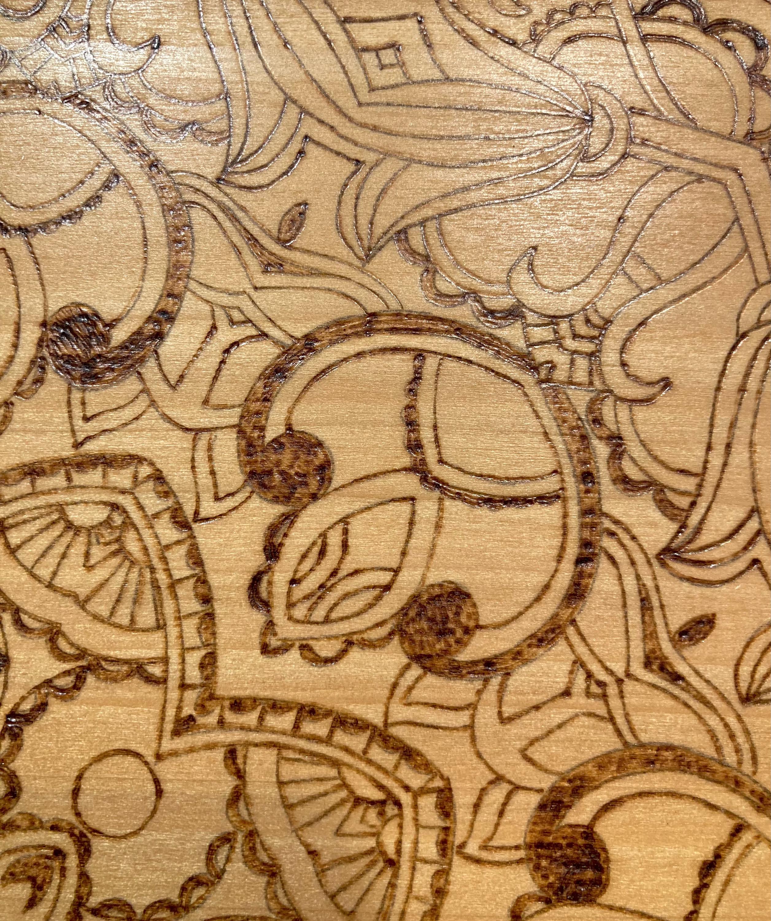 Wood Burned Mandala Art: Poplar Wood Sign - Etsy