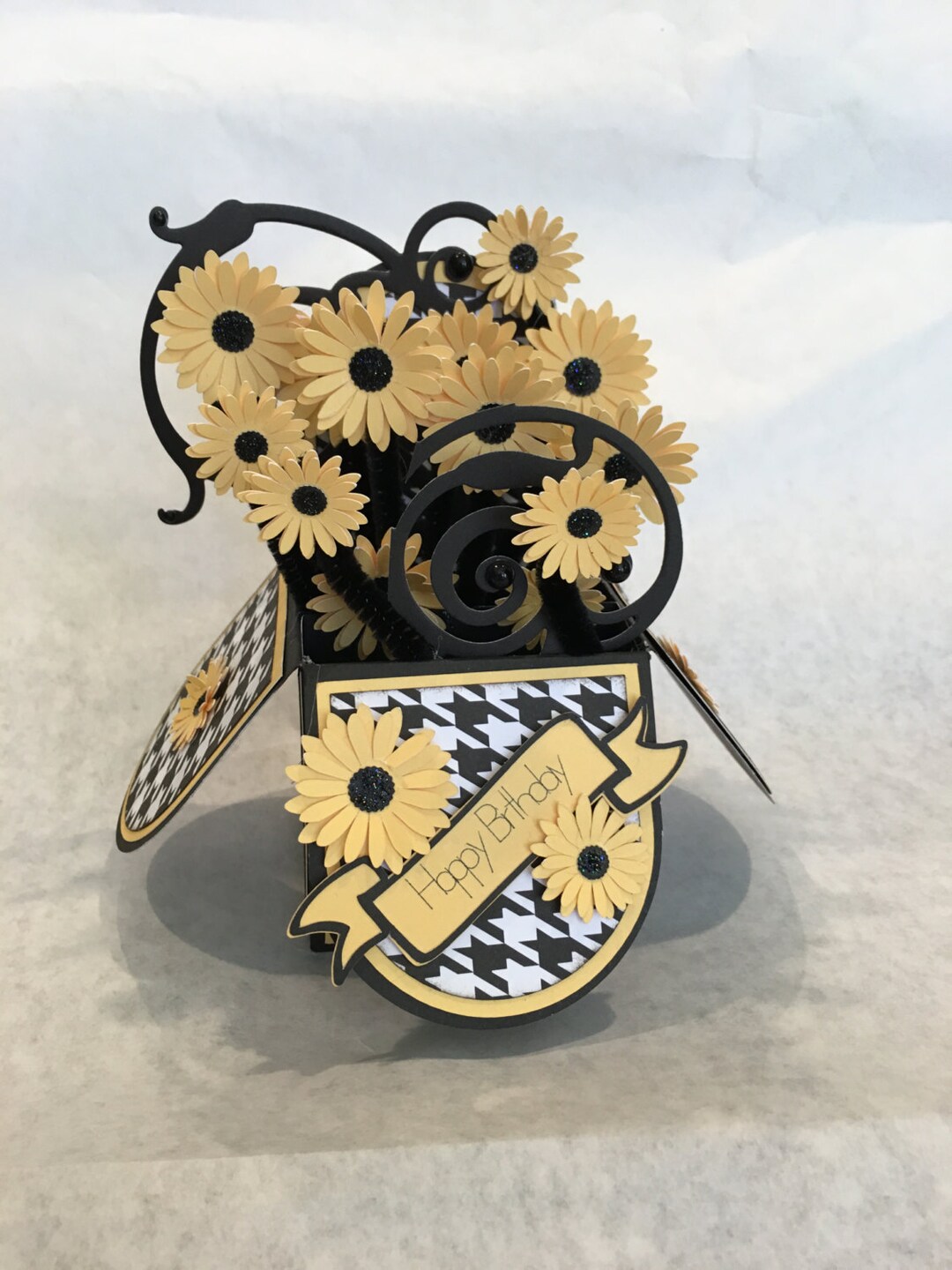 3D Pop up Card - Daisies - Etsy