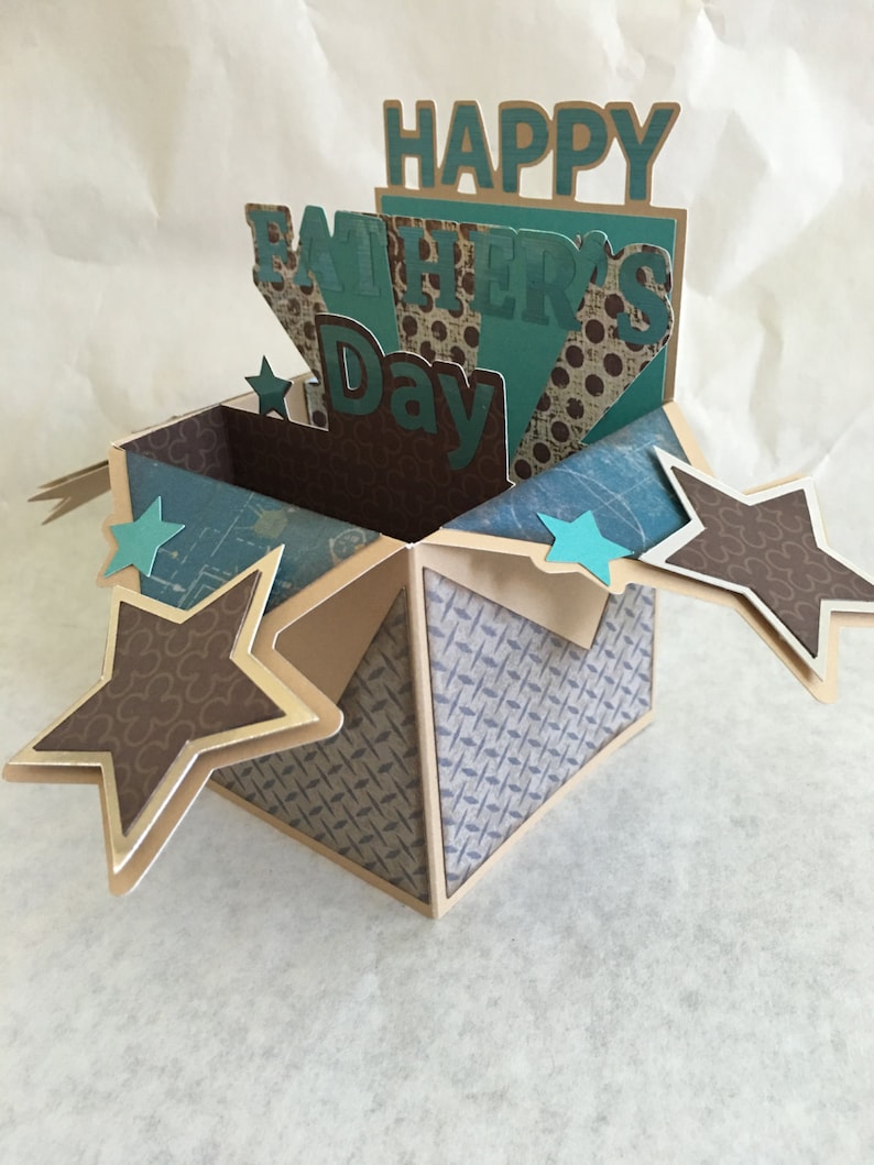 3D Pop up Card - Father's Day - Etsy