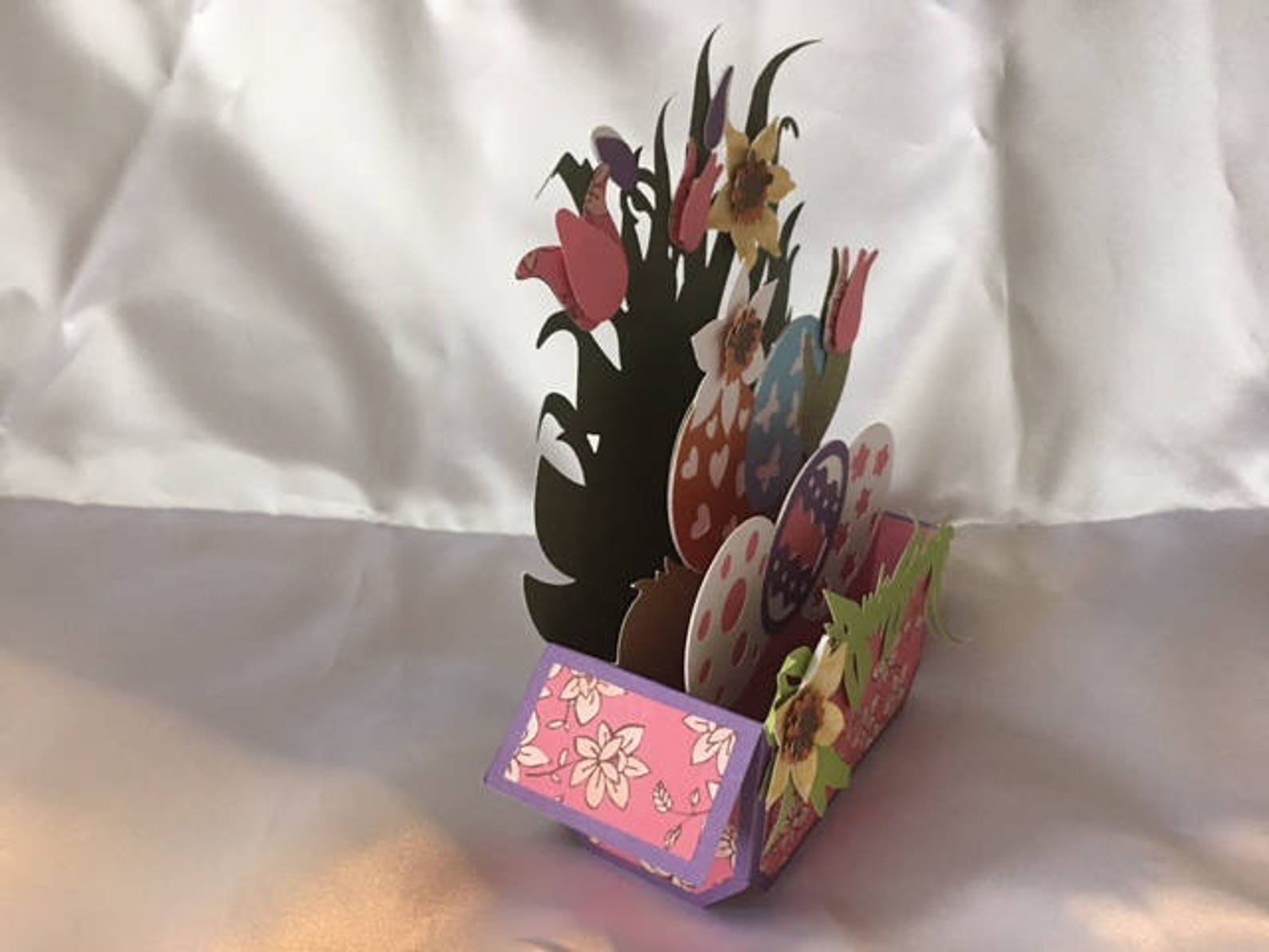 Spring Pop up Box Card - Etsy