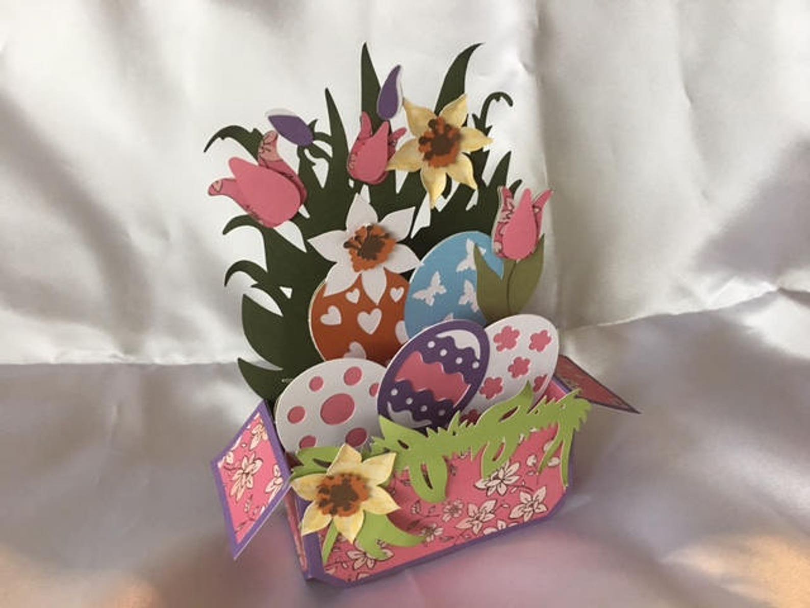 Spring Pop up Box Card - Etsy