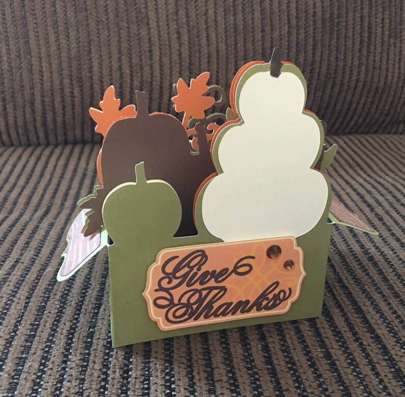 Autumn/thanksgiving Pop up Card - Etsy